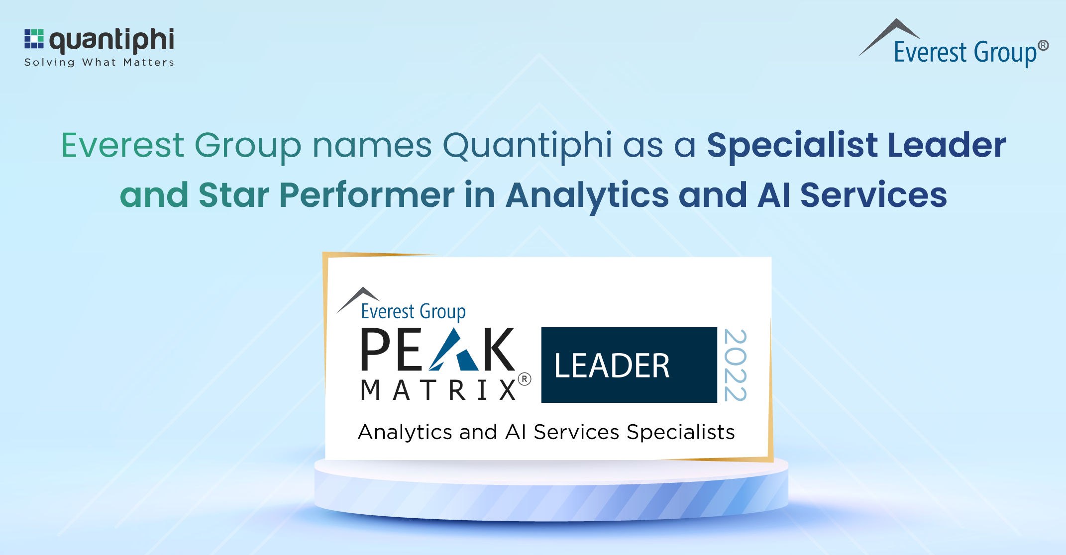 Quantiphi Recognized as a Leader in the Inaugural Everest Google Cloud ... Quantiphi Recognized as a Leader in the Inaugural Everest Google Cloud ...